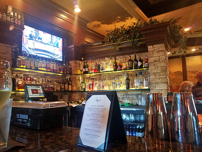 A bar stocked for serious business—where Italian spirits and American ingenuity meet to solve the world's problems, one cocktail at a time.