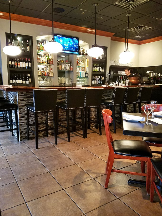 A bar that strikes the perfect balance between "I'm a serious cocktail establishment" and "Yes, we'll happily make you that guilty pleasure drink."