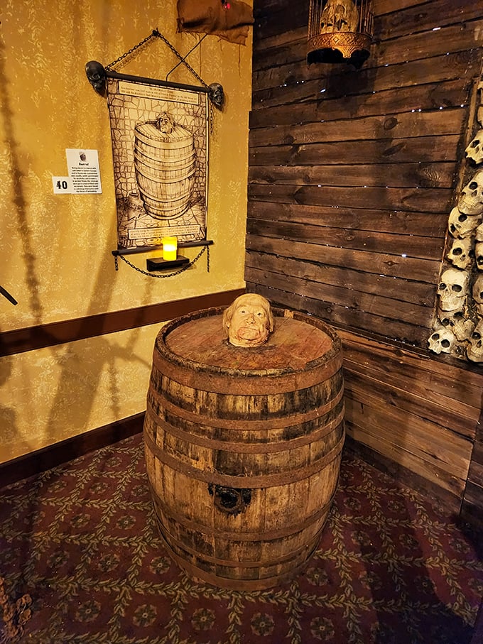 Nothing says "think outside the box" like thinking inside the barrel. This wooden punishment device proves creativity wasn't always used for good.