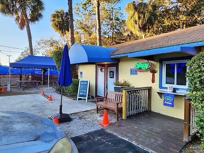 Blue Highway Pizzeria occupies a historic brick building where modern culinary delights meet old-world architectural charm.