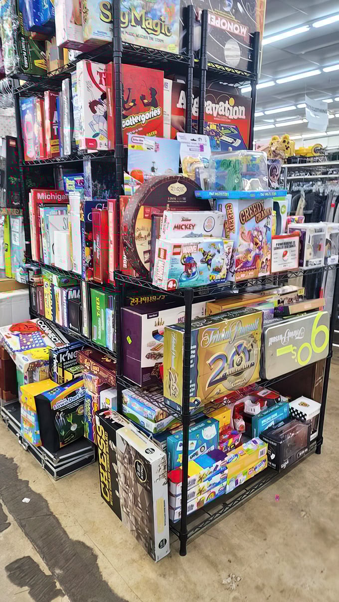 Board game bonanza! From vintage Monopoly to barely-opened Trivial Pursuit, family game night awaits at a fraction of retail prices.