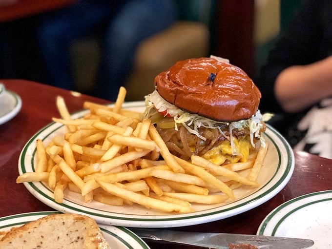 A burger that wandered into a deli and decided to stay forever – we understand completely.