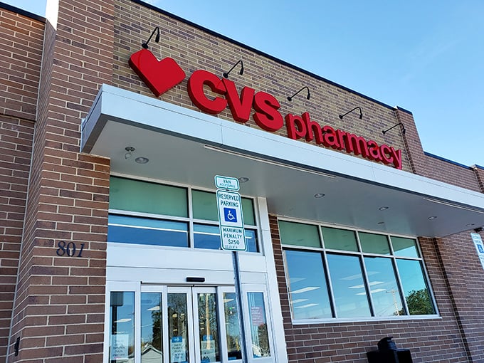 Even chain stores like CVS blend into Edenton's aesthetic with brick facades and clean lines – proof that modern convenience can respect historic character.