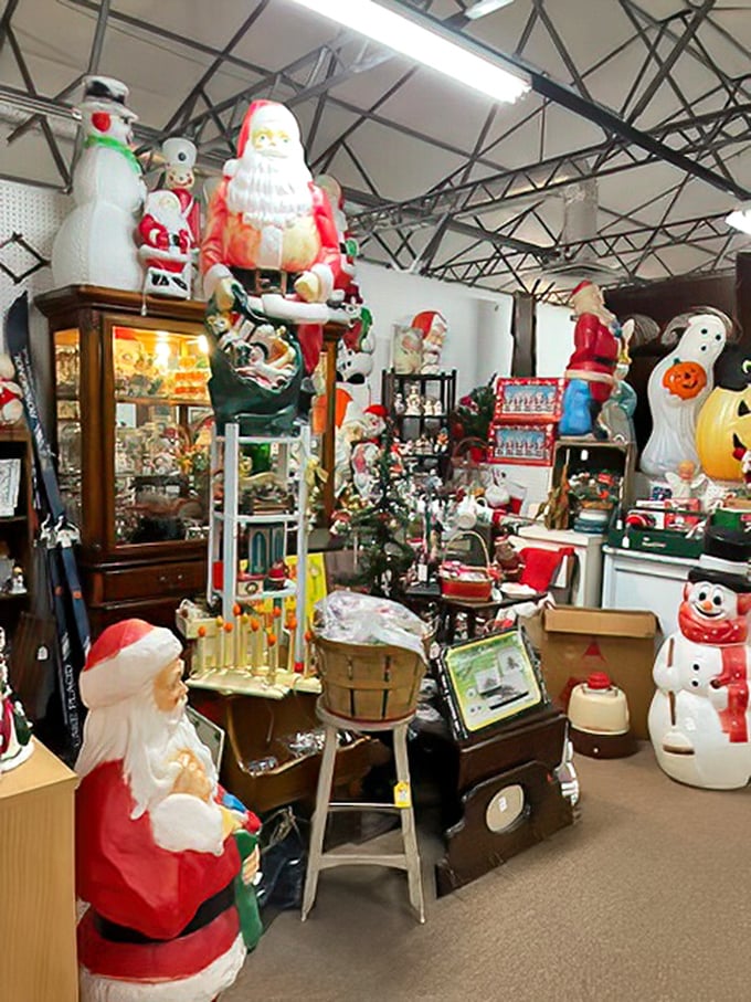 Christmas decorations that transport you straight to childhood, when holiday blow molds were the height of neighborhood decorating competitions.
