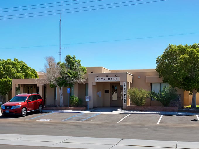 Calipatria's City Hall embodies small-town governance—where council meetings might address everything from water rights to the upcoming community potluck.