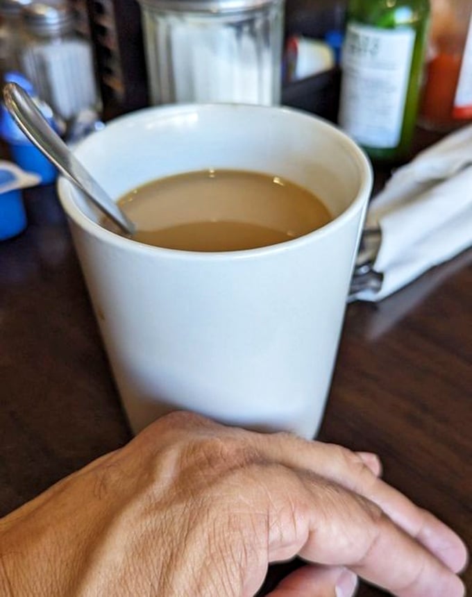 Coffee at the Waffle Hut isn't just a beverage—it's a promise that today might just be better than yesterday.