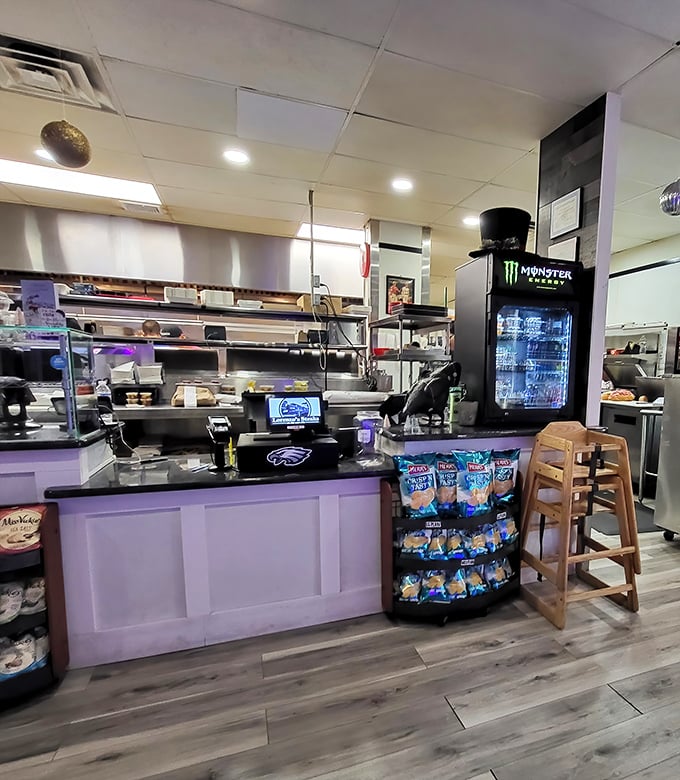 Where the magic happens – a well-organized kitchen that runs like a delicious Swiss watch.