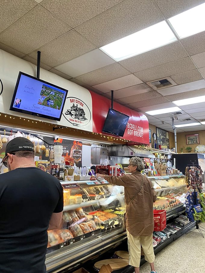At this counter, dreams come true one sandwich at a time, as customers clutch their numbers like golden tickets to Willy Wonka's deli.