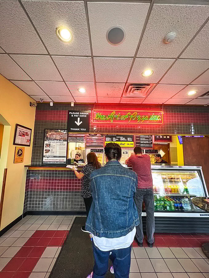 The ordering counter – that magical threshold where hungry patrons transform into soon-to-be-satisfied customers with just a few simple words.