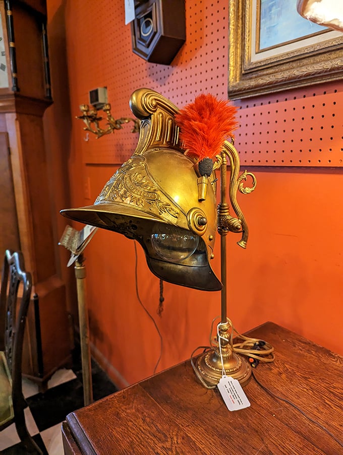Not just a lamp—a conversation piece that makes guests wonder if you're secretly preparing for a role in a historical military drama.