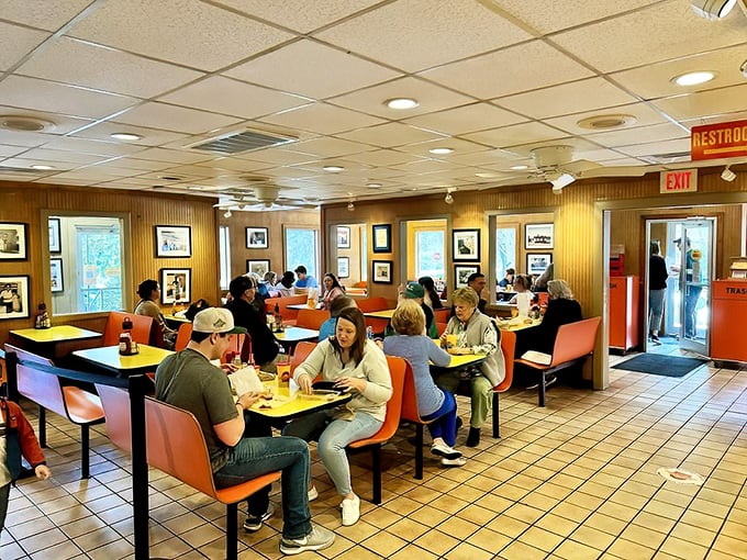 Not just a dining room—a temple where the religion of good eating brings strangers together.