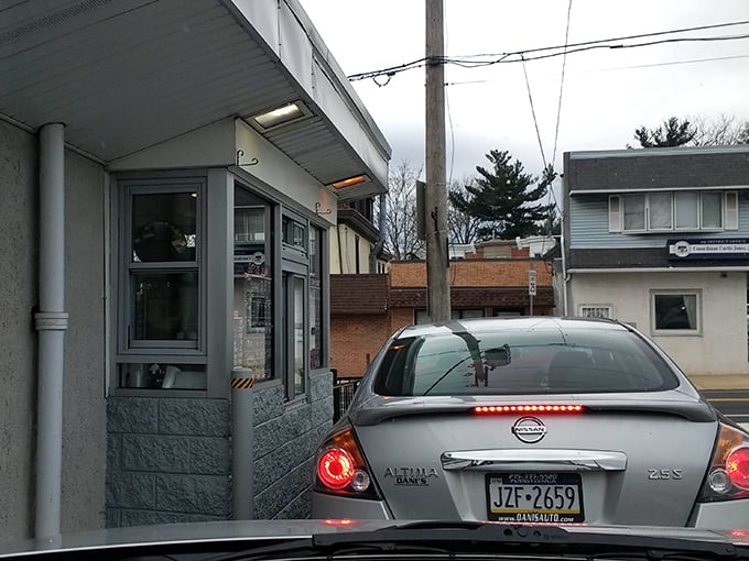Drive-thru ice cream: where convenience meets nostalgia. No need to leave your car for a taste of childhood memories.
