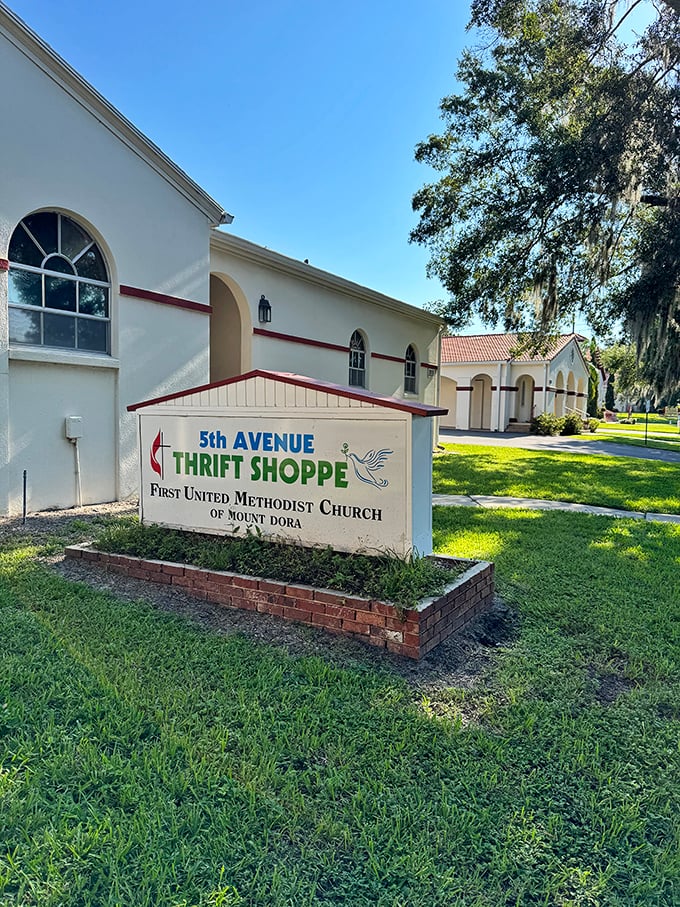 The 5th Avenue Thrift Shoppe proves that Mount Dora's charm extends beyond downtown, offering bargain hunting with a side of community spirit.