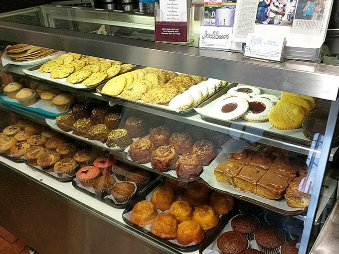 Behind this glass lies treasure—the kind that comes with a side of crispy bacon.