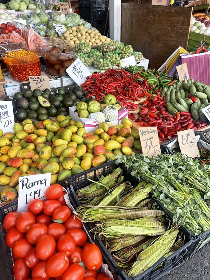 Fresh produce creates a vibrant farmers market experience where quality meets affordability in perfect harmony.