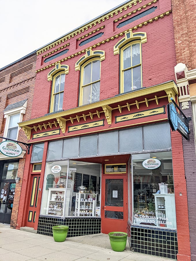 The Glenwood Market's vibrant facade promises local treasures inside—the kind of shop where you enter for one thing and leave with delightful discoveries.