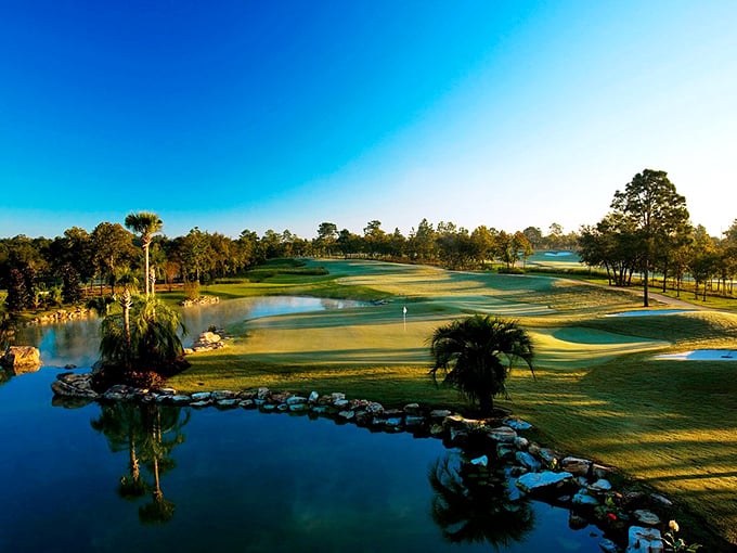 The Rainbow Springs Golf Course proves that water hazards can actually enhance your game—at least aesthetically—even as they claim your golf balls.
