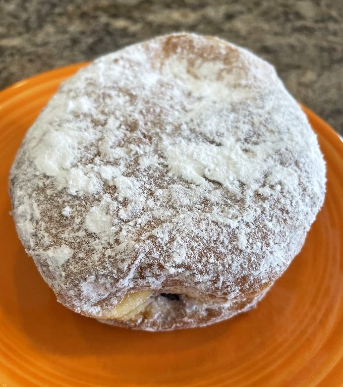 This powdered sugar avalanche is what Frosty the Snowman dreams about during his summer hibernation.