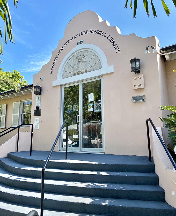 Even the library in Key West has that island charm – a place where beach reads come to meet their readers.