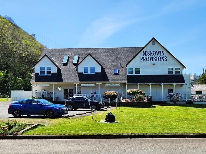 Neskowin Provisions offers everything from morning coffee to evening wine, proving the best small towns know exactly what visitors need.