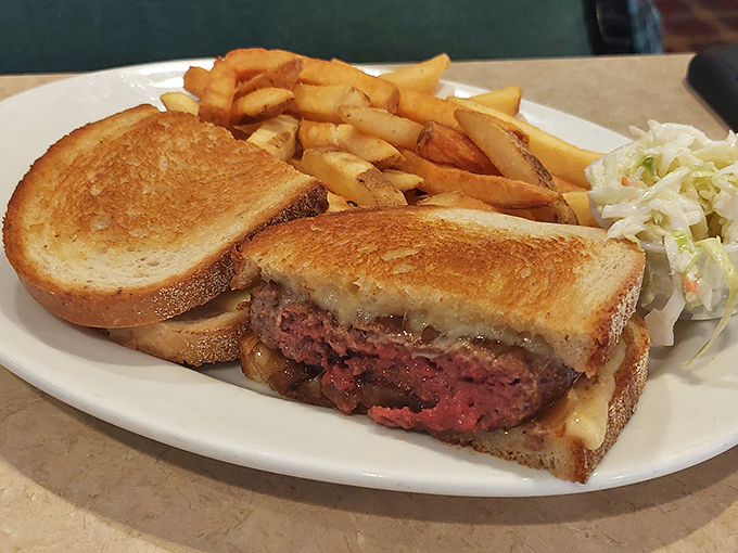 The patty melt – that perfect marriage of burger and grilled cheese that makes you wonder why all great relationships can't be this satisfying.