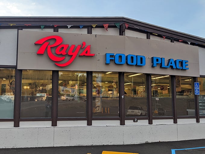 Ray's Food Place brings grocery store reliability to small-town living – because even paradise requires properly stocked pantries.