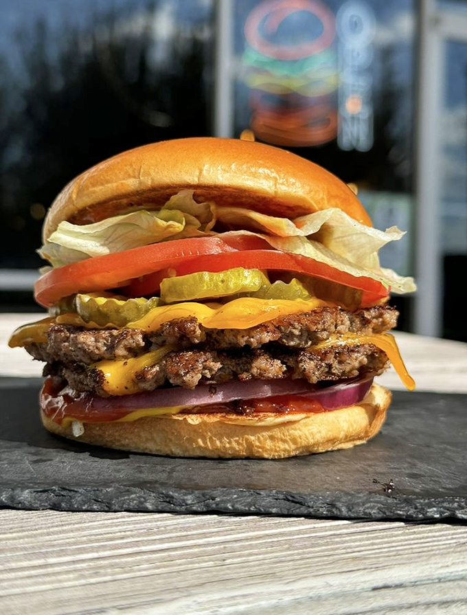 This towering creation could be renamed "The Showstopper" – layers of flavor stacked higher than Florida's summer humidity.