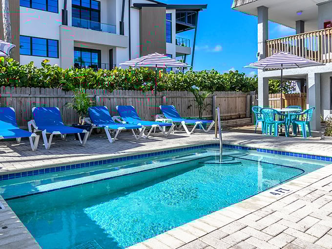 Vacation rentals with pools offer the perfect compromise: ocean views with the option to swim without encountering curious sea creatures.