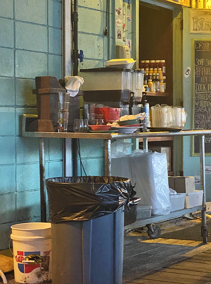 Behind every great seafood joint is an unpretentious prep area—this humble station launches extraordinary flavors that keep locals coming back for decades.