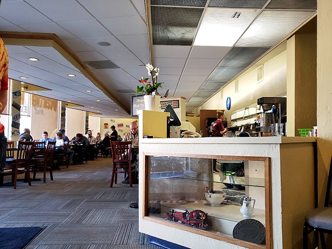 Where the magic happens—a glimpse into the bustling heart of this beloved eatery that keeps Klamath Falls well-fed.