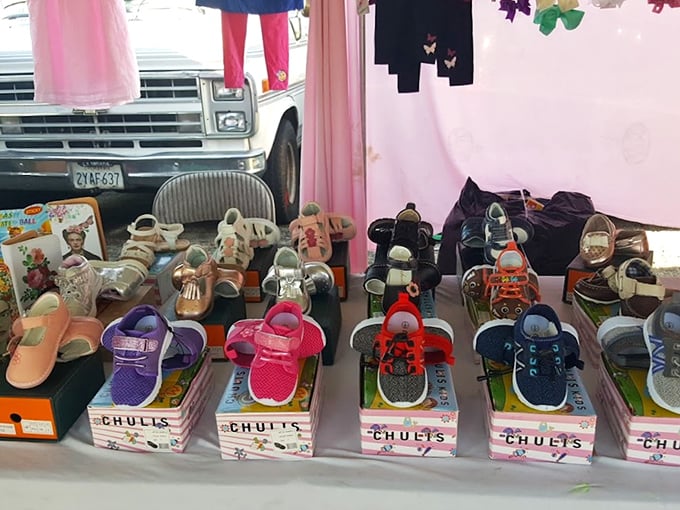 Tiny shoes with big personality! Children's footwear in every hue imaginable, proving style starts young and doesn't need to drain college savings.