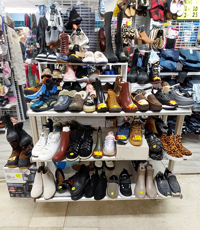 Shoe heaven for the budget-conscious fashionista. With this selection, your feet and wallet can be equally happy.