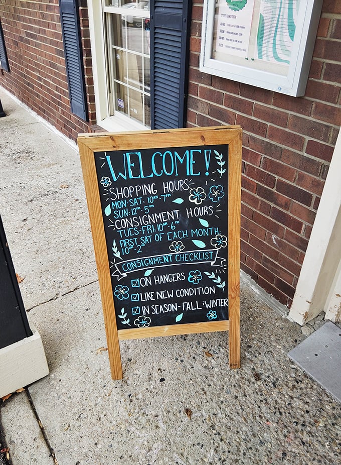 Even their welcome sign radiates the kind of warmth that makes shopping feel like visiting friends.