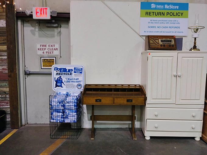 Every great treasure hunt needs clear exit signs – just in case you get overwhelmed.