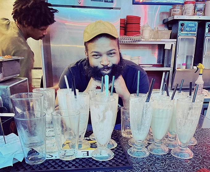 Free coffee refills flow here like hospitality itself – a beautiful throwback to genuine customer care.