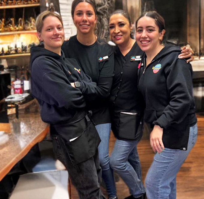 The heart and soul of Ramona Cafe—a staff that treats you like family, even when you order the entire left side of the menu.