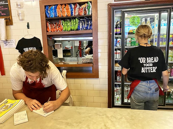 Behind every great bakery is dedicated staff. These employees carry on traditions with the motto "Our Bread, Your Butter" proudly displayed.