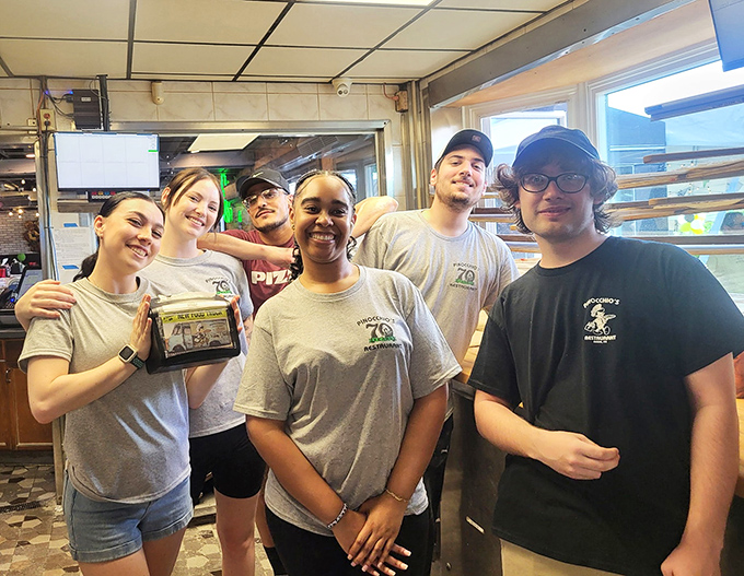 The real magic behind Pinocchio's—a team that treats pizza-making not just as a job, but as a calling.