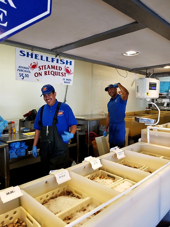 These seafood wizards work their magic with knives and knowledge, turning swimming creatures into dinner table legends.