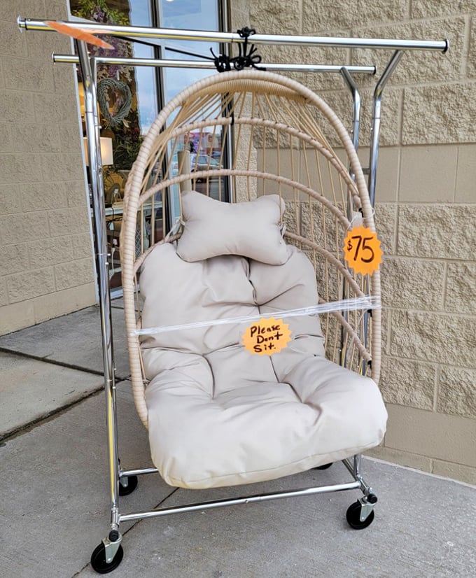 This hanging chair isn't just seating—it's an invitation to finally finish that novel you've been meaning to read since last summer.