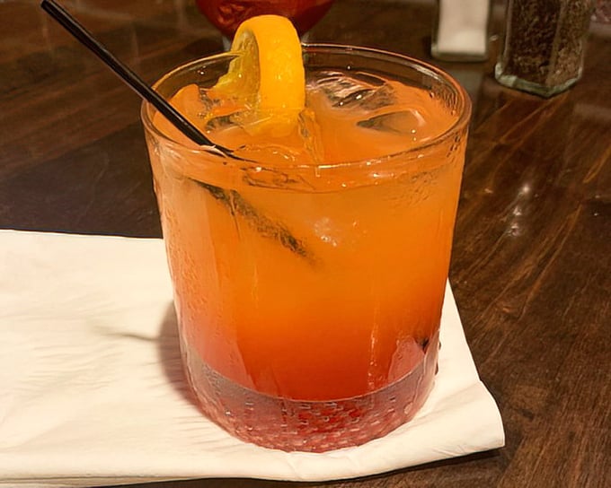 A Tequila Sunrise that lives up to its name—vibrant, energizing, and guaranteed to improve your outlook on life with each sip.