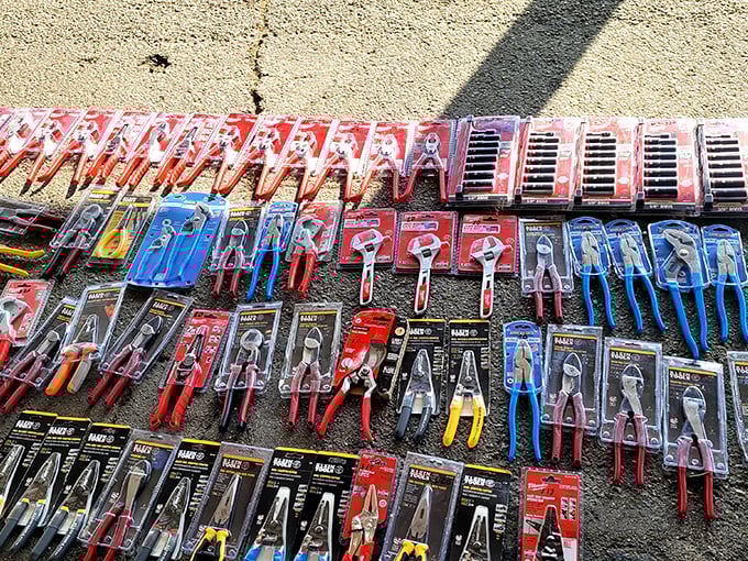 Tool heaven for DIY enthusiasts—where projects begin and wallets lighten. That bathroom renovation just got more affordable.