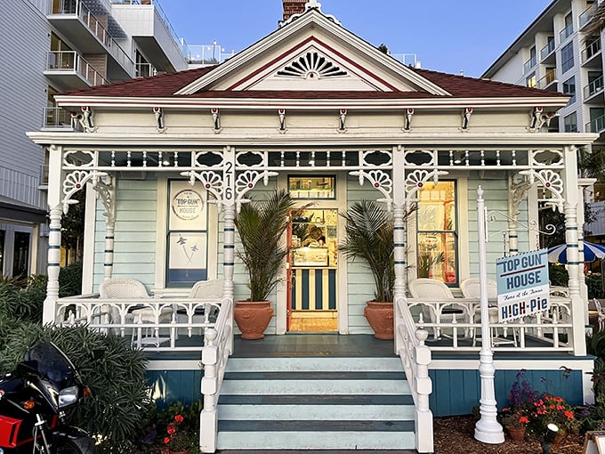 The restored "Top Gun House" stands as a Victorian time capsule and movie landmark, proving that Maverick had surprisingly good taste in real estate.