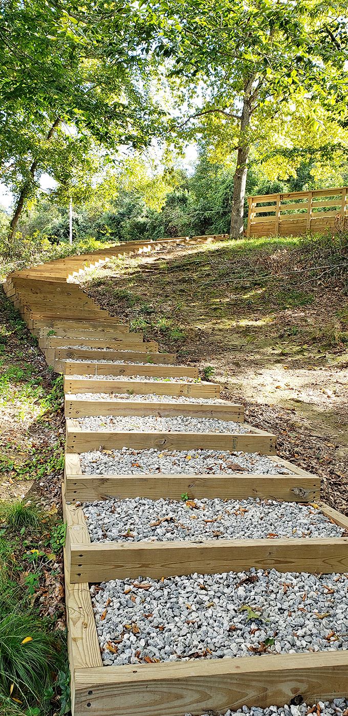 These wooden steps have heard more heavy breathing than a Richard Simmons workout video from the '80s.