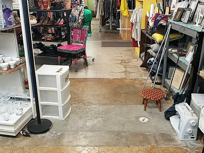 Every aisle tells a different story—from vintage electronics to forgotten treasures—creating a choose-your-own-adventure of secondhand shopping.