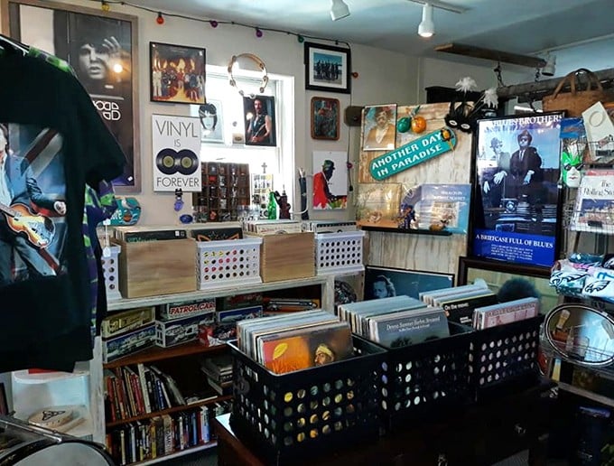 Vinyl records and vintage posters – when music came with artwork you could actually hold in your hands.