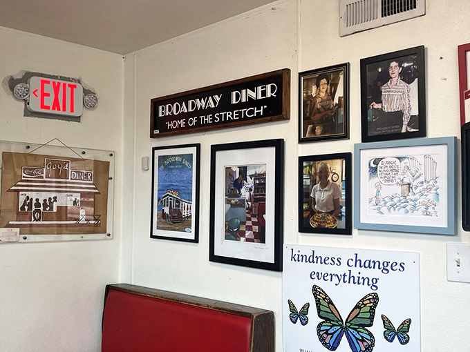 The wall proudly proclaims "Home of The Stretch" – like announcing you've invented electricity or discovered a new continent.