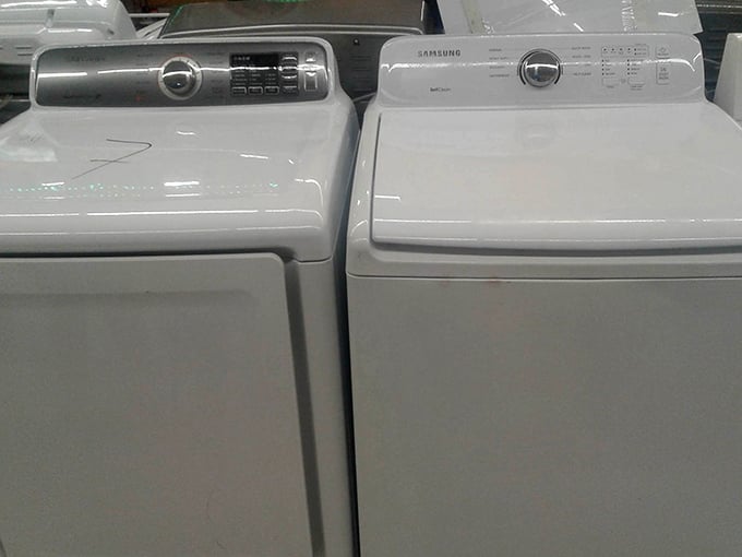Brand-name appliances at discount prices make laundry day feel less like a chore, more celebration.