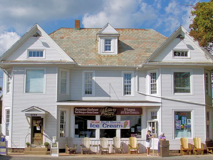 Whitmer's Store offers everything from ice cream to hardware, proving one-stop shopping existed long before Amazon thought it was revolutionary. 