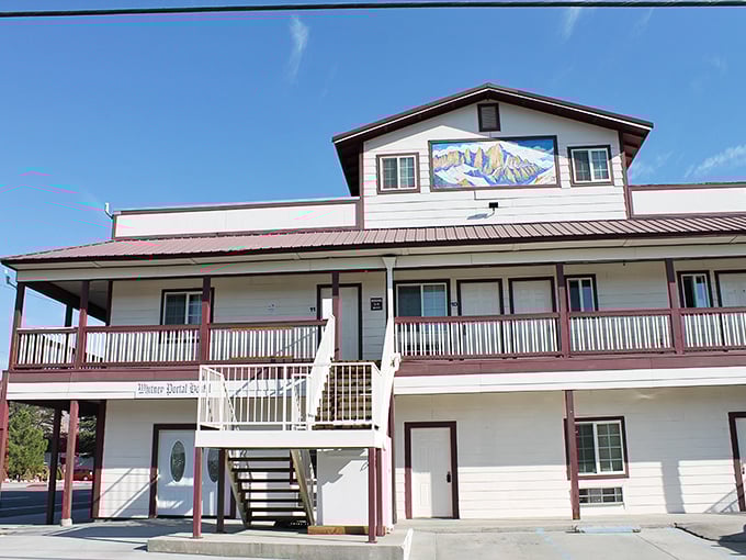 The Whitney Portal Hostel & Hotel—where mountaineers dream of summits and regular folks dream of breakfast.